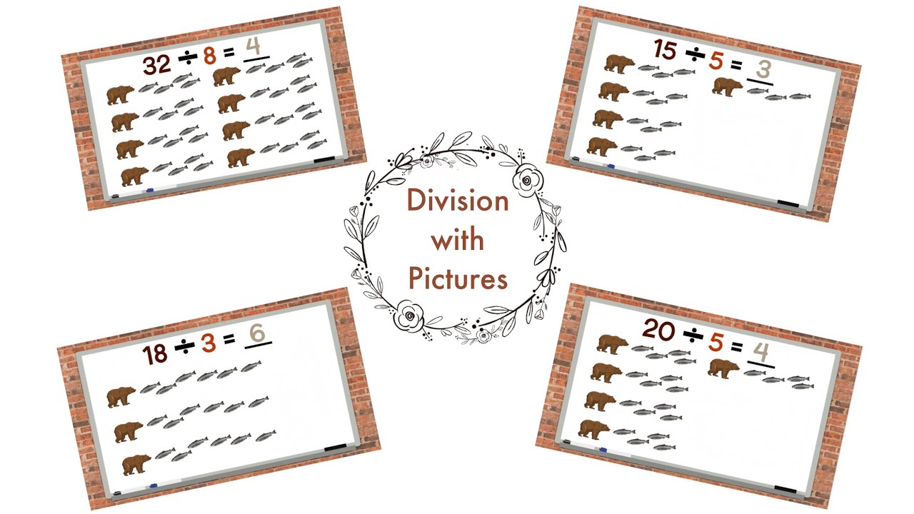 Division with Pictures - YouTube
