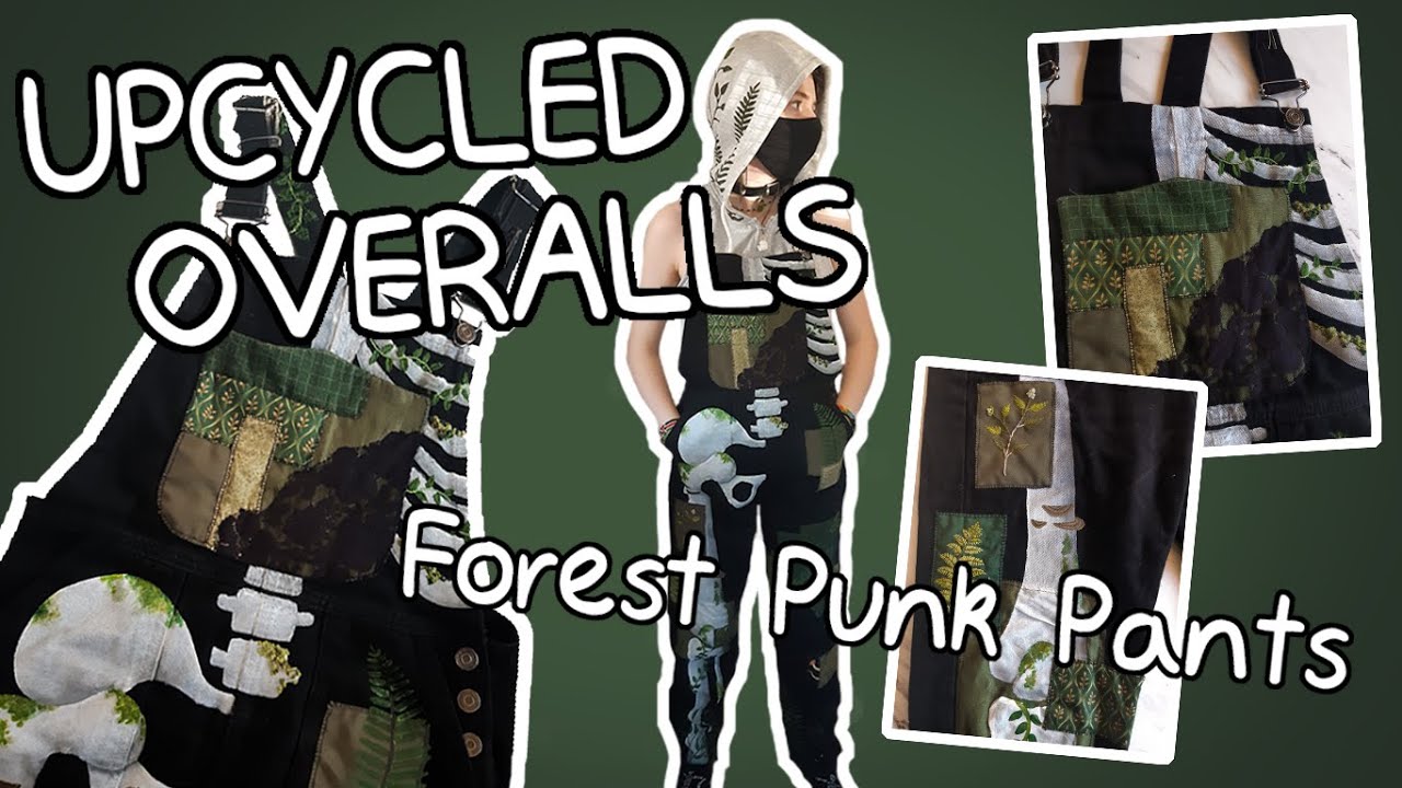 Forest Punk Pants - Upcycled - YouTube