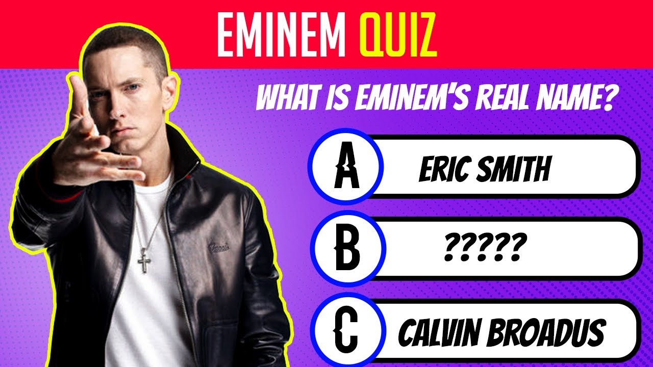 Hidden Facts About Eminem: Quiz Yourself! - YouTube