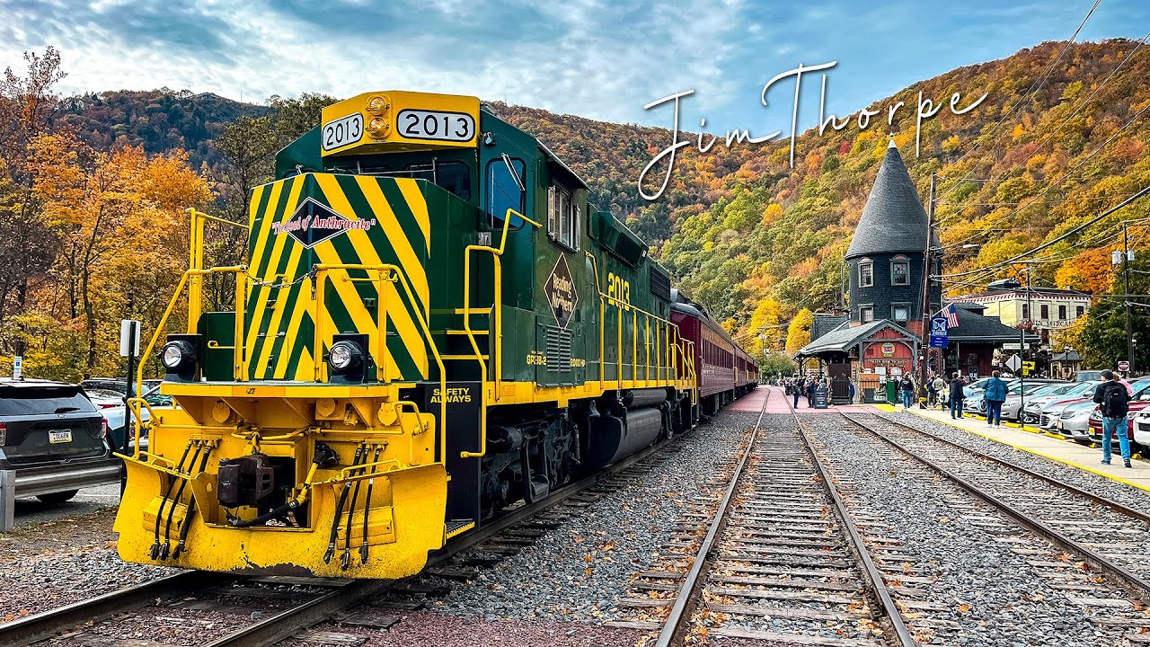 The Autumn Leaves Ride on the Lehigh Gorge Scenic Railway - YouTube