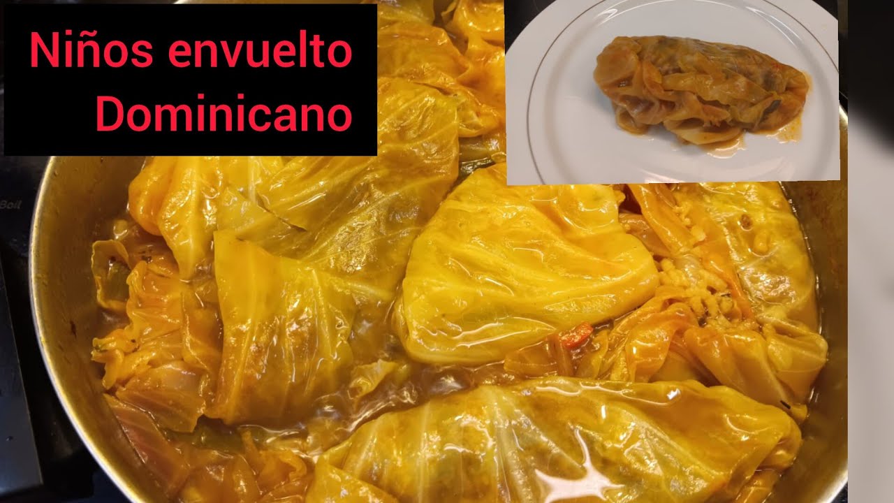 Niños envuelto con repollo Dominicano - YouTube