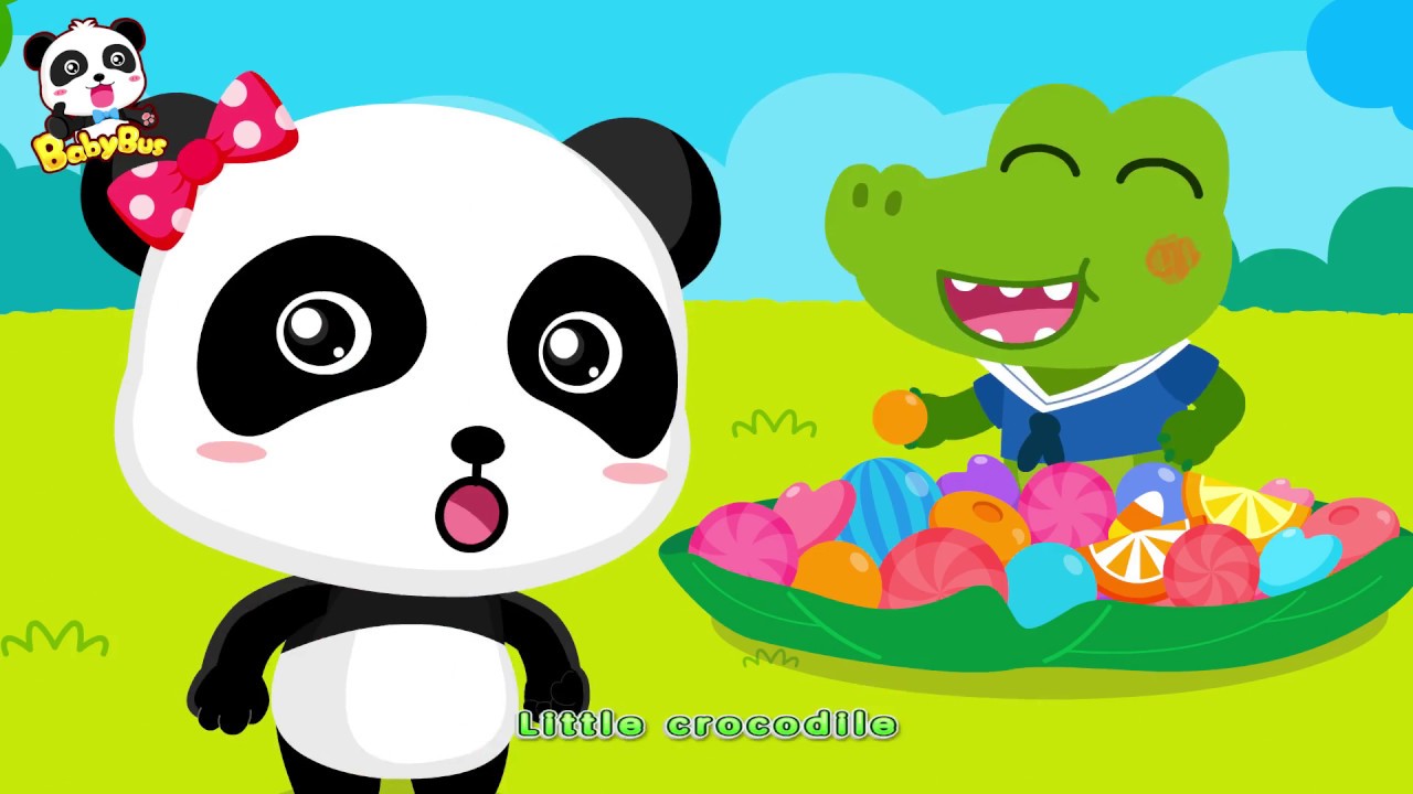 Baby Crocodile Ate up all Candies | Candy Song | Nursery Rhymes | Kids ...