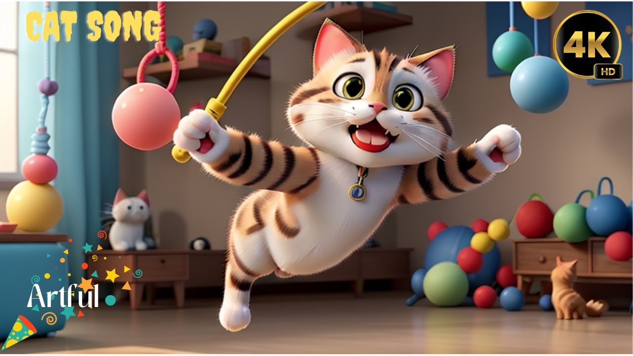 The Cat Song 😻 I'm A Ginger Cat Boo! Meow | Artful Animation | Nursery ...