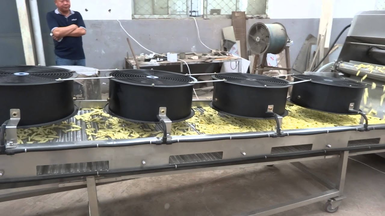 french fries production line 2 - YouTube