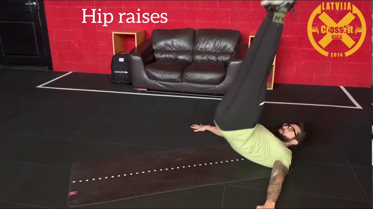 Core - Hip raises - YouTube