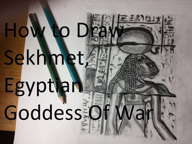 Sekhmet Drawing