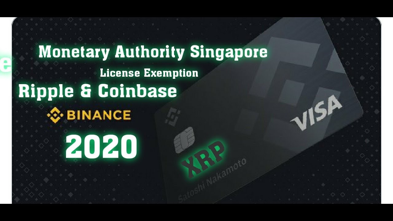 #XRP Ripple, Coinbase get license exemption in Singapore. Binance XRP ...