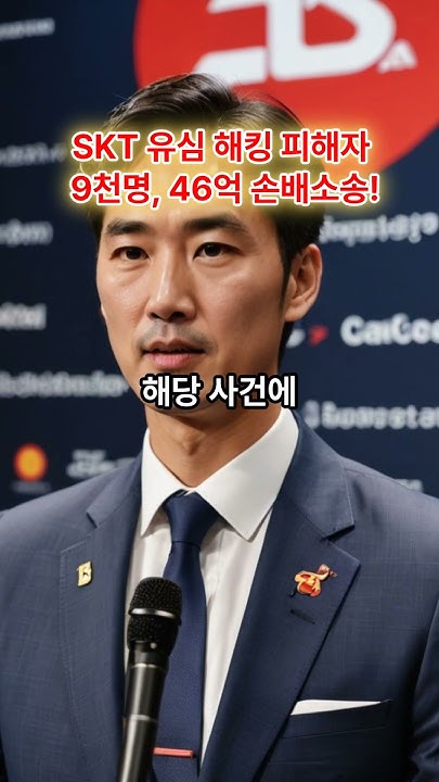 "SKT 유심 해킹 피해자 9천명, 46억 손배소송!" #SKT #유심해킹 #SK텔레콤 #해킹사건 #개인정보유출 #단체소송 #통신사보안 #유튜브쇼츠 - YouTube