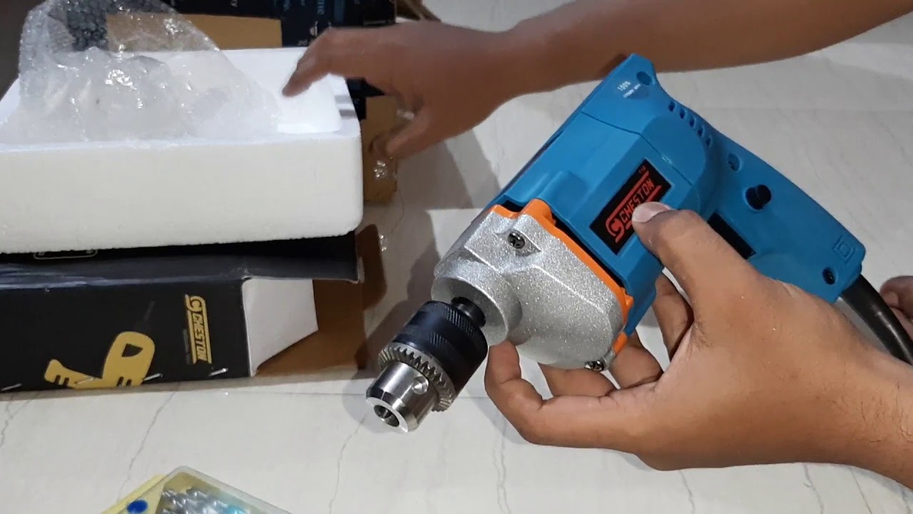 Cheston 10mm Powerful Drill Machine for wall || Metal, Wood || Best ...