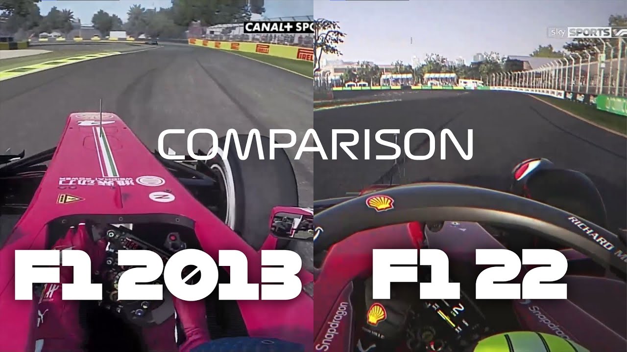 F1 2013 / F1 22 Graphics comparison (RESHADE) - YouTube