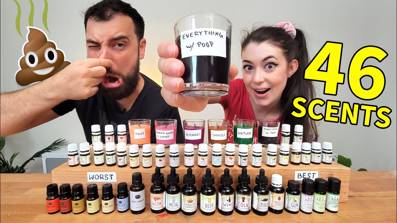 Mixing All Our Scents to Make Cursed Candles 💩 - YouTube