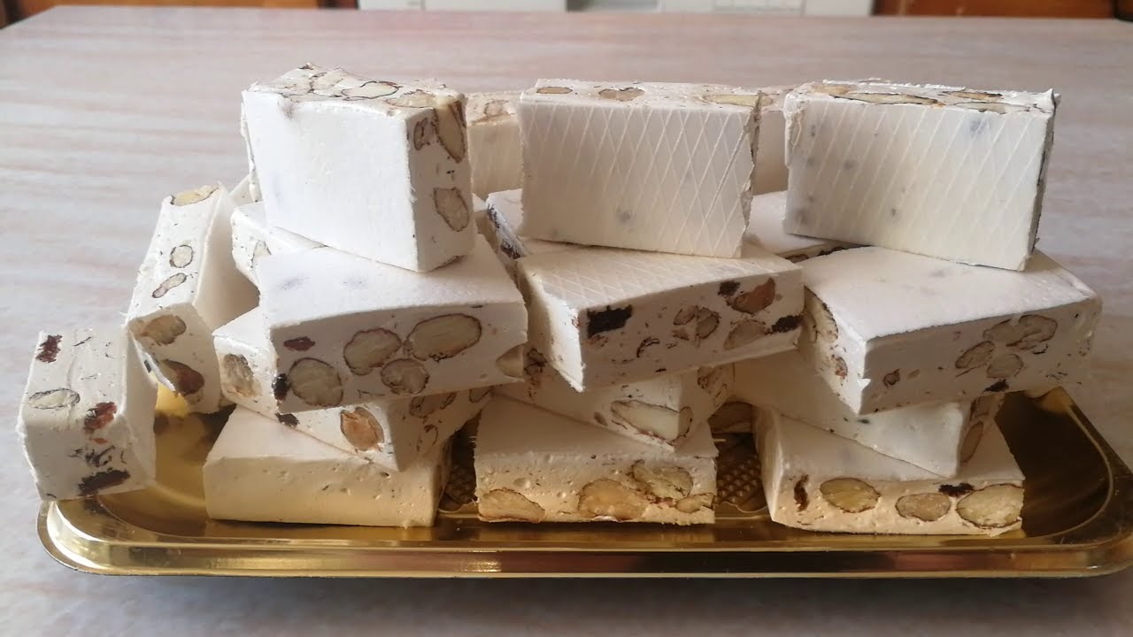 torrone di natale/torrone di cremona/nougat de Montélimar - YouTube