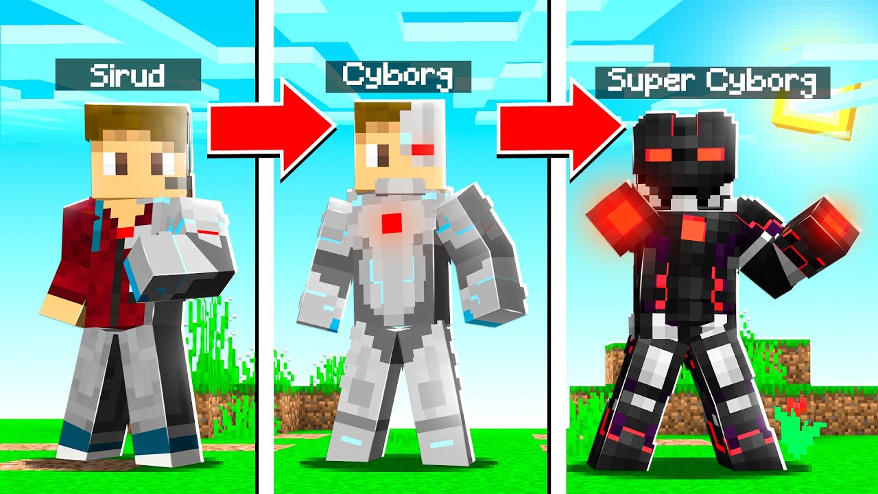 Minecraft Cyborg Skin
