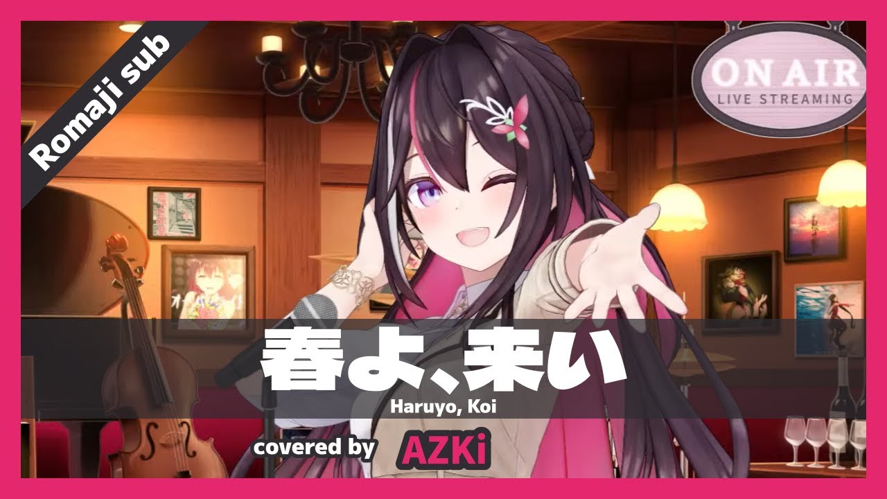 【azki】春よ、来い Haruyo Koi Romaji Sub And 日本語歌詞字幕【ホロライブ 切り抜き】 Youtube