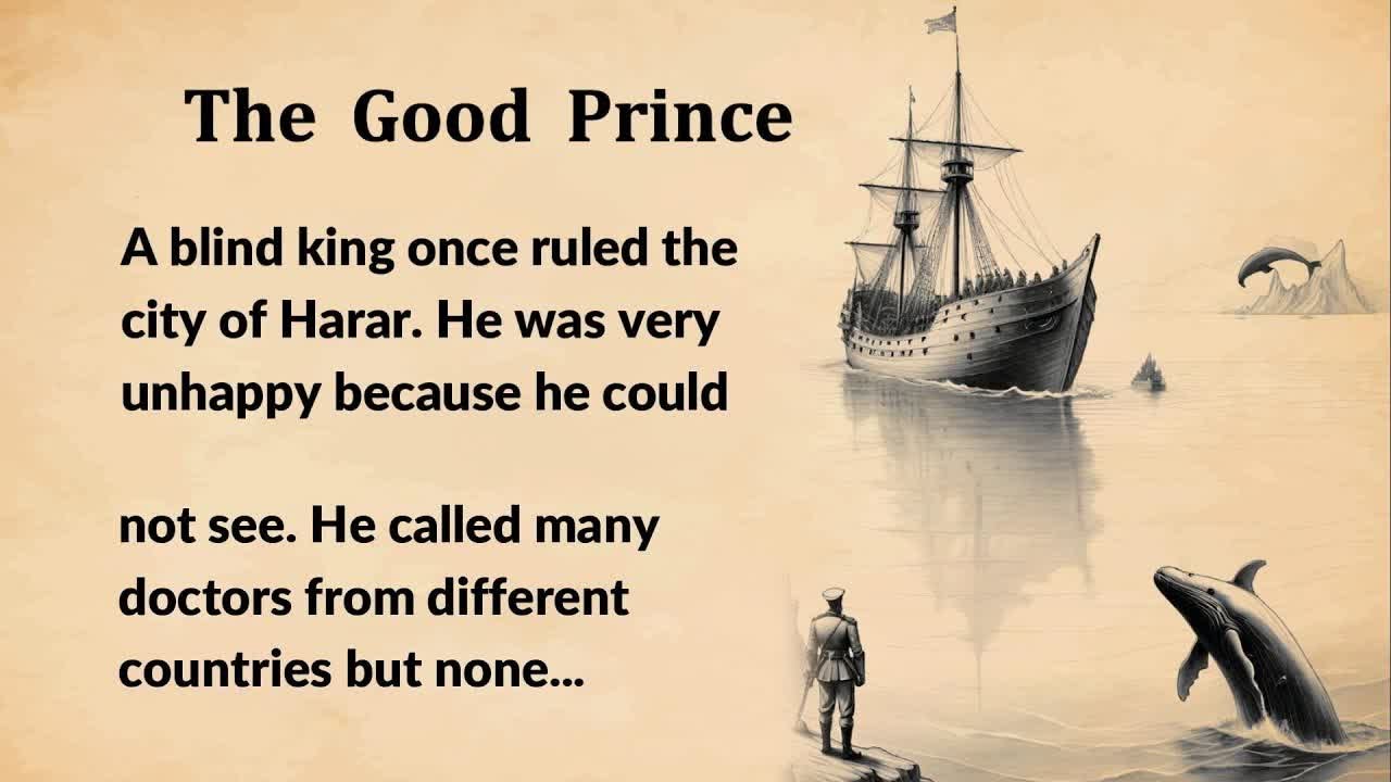 Learn English through Story Level 1 | The Good Prince- english story ...