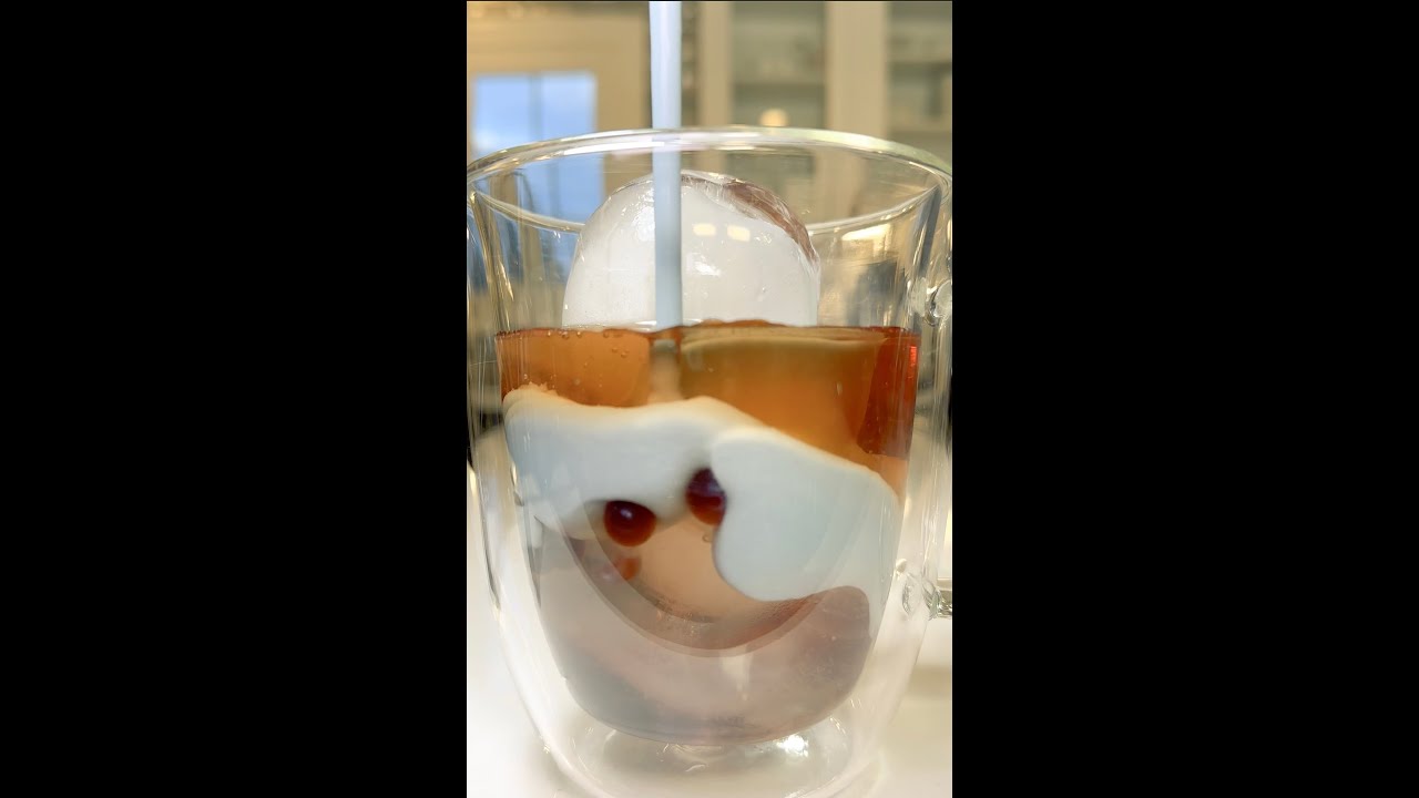 Berry Blue Cotton Candy Boba Tea #asmr | Full Video - YouTube