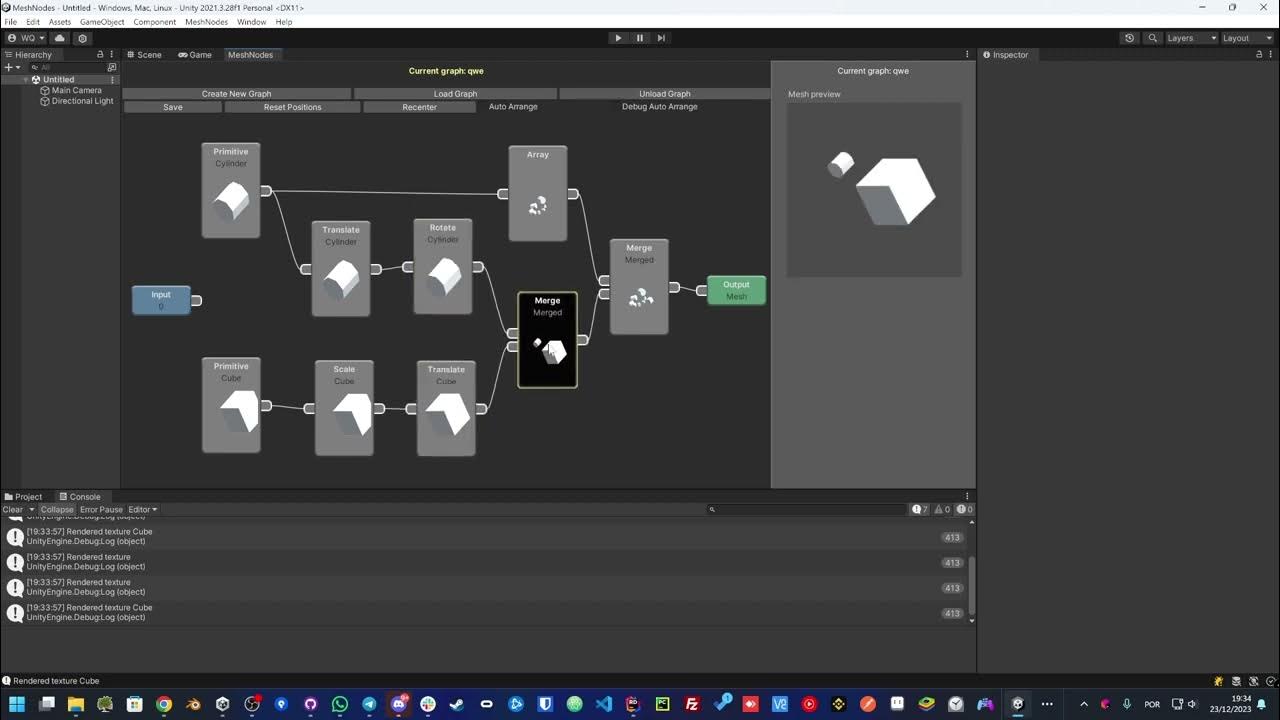 Mesh Node System for Unity3d - YouTube