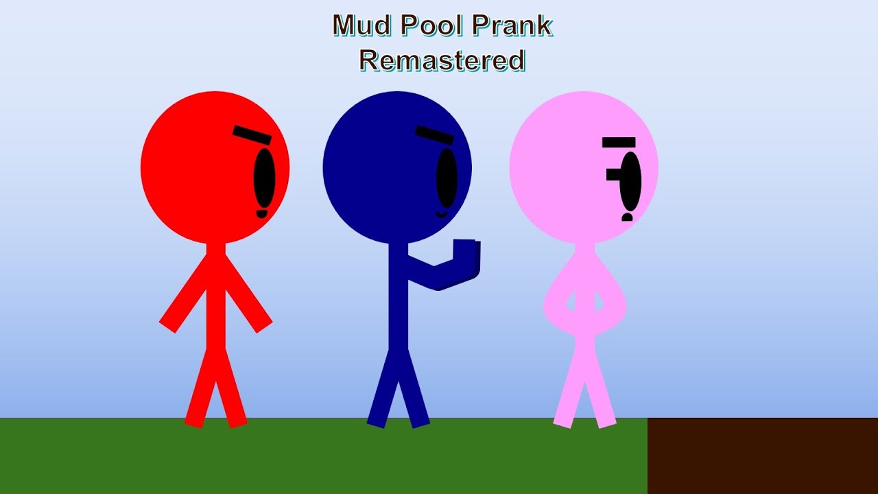 Red and Navy's Pranks Remastered: Mud Pool Prank - YouTube