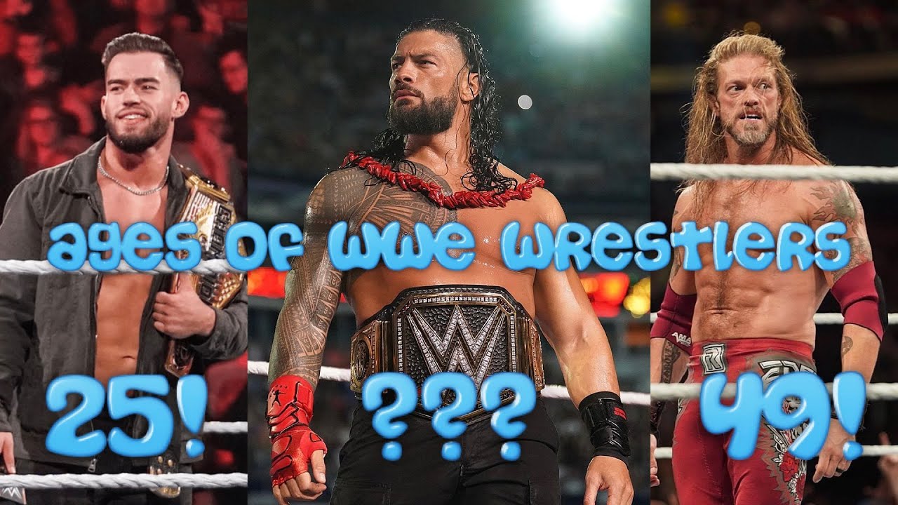 Age of every WWE Wrestler 2023 - YouTube