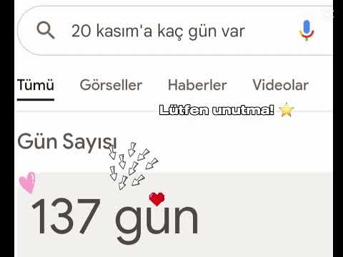 Benim doğum günüme çok az kaldı biliyormusun?🤗