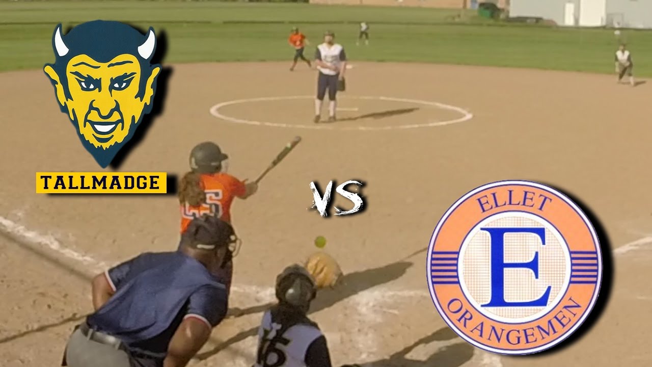 Tallmadge Blue Devils vs Ellet Orangemen JV high school fastpitch ...