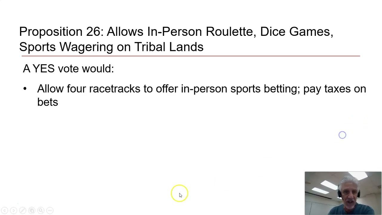 Proposition 26 2022 - YouTube