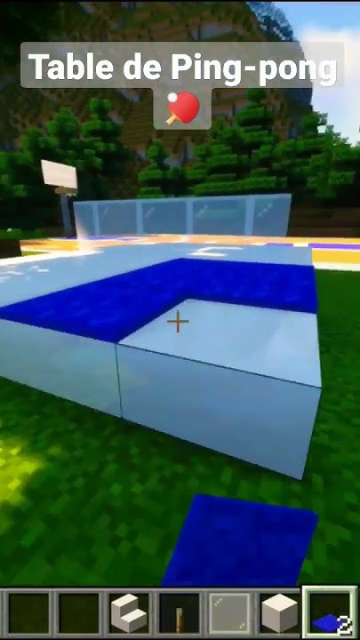 Tuto Table de Ping-Pong Minecraft 🏓 #shortvideo #shorts #short # ...