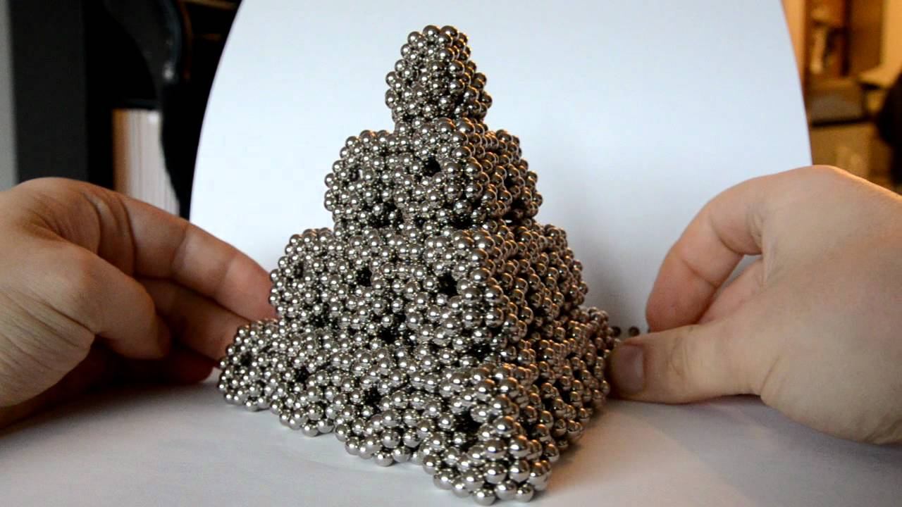 Triangle Tetrahedron Tessellation - Pyramid Section (Zen Magnets) - YouTube