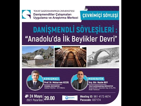 Danişmendli Söyleşileri: \