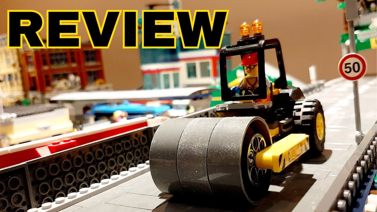 LEGO CITY Construction Steamroller set REVIEW. - YouTube