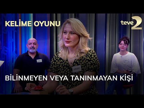 Kelime Oyunu: Bilinmeyen veya tanınmayan kişi
