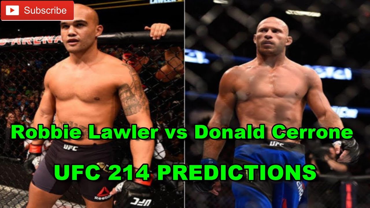 UFC 214 Robbie Lawler vs Donald Cerrone Predictions EA Sports UFC 2 ...