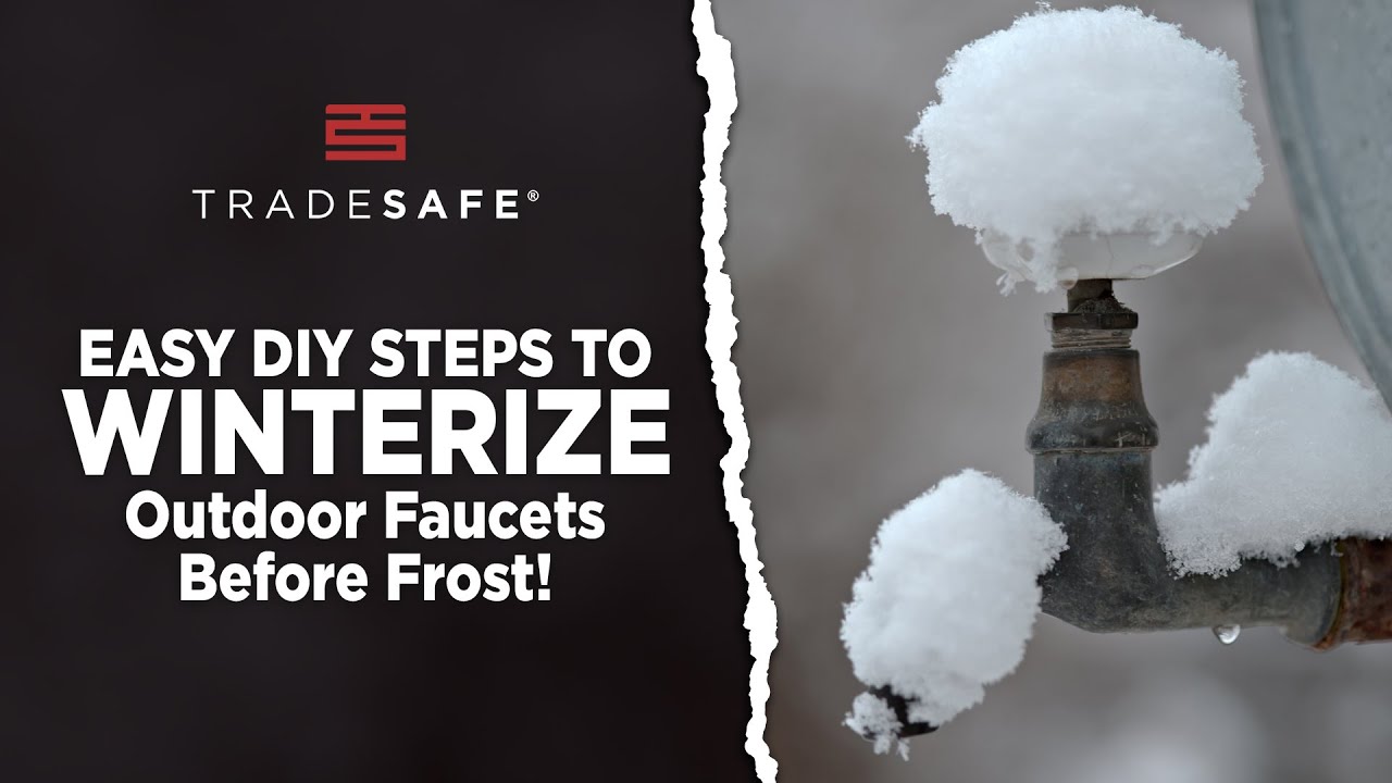 How to Winterize Outdoor Faucets (EASY DIY Steps!) - YouTube