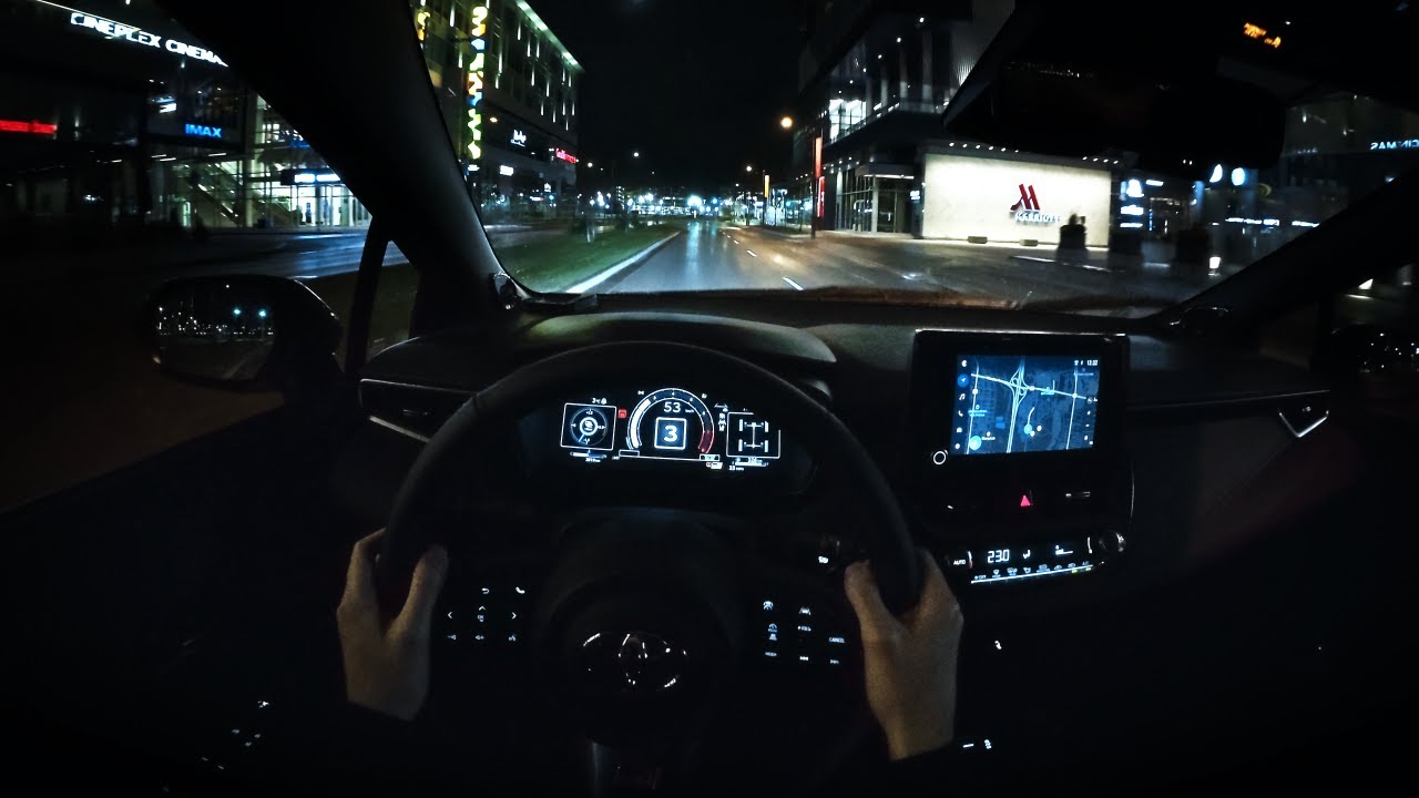 Night City Lights: 2024 Toyota GR Corolla Circuit Edition POV Night ...