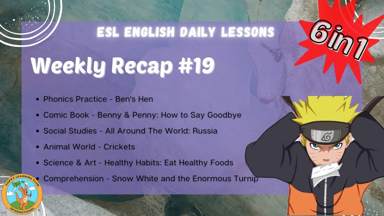 ESL English Daily Lessons | Weekly Recap #19 - YouTube