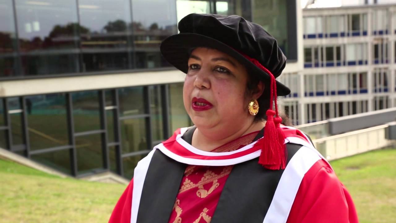 Dr Shirin Sharmin Chaudhury - Essex Honorary Graduate - YouTube