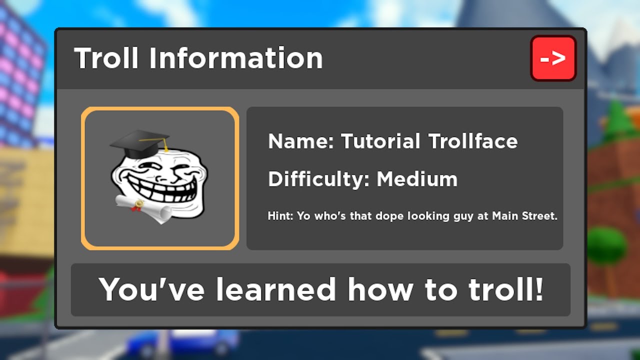How to get the Tutorial Trollface in Find the Troll Faces: Re-Memed! - YouTube