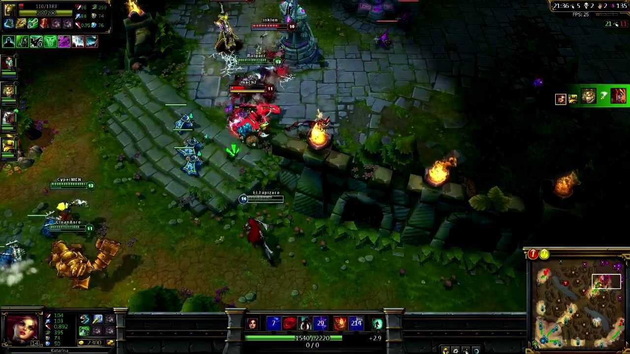 League of Legends [ Katarina Mid ] Ep.14 LoL - YouTube