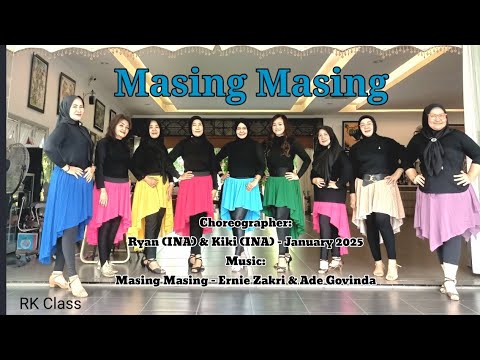 Masing Masing - Line Dance| RK Class | Choreo :Ryan (INA) & Kiki (INA ...
