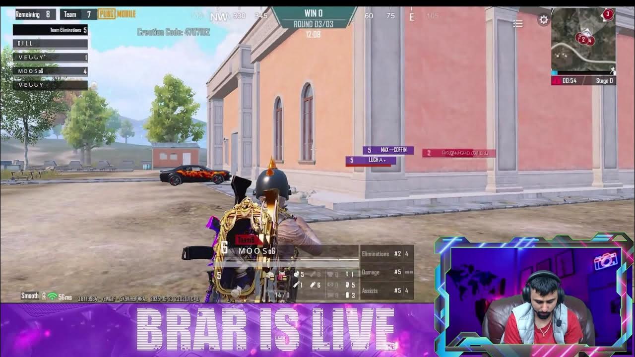 WOW SCRIMS DAY 7 | PUBG MOBILE | BRAR IS LIVE - YouTube