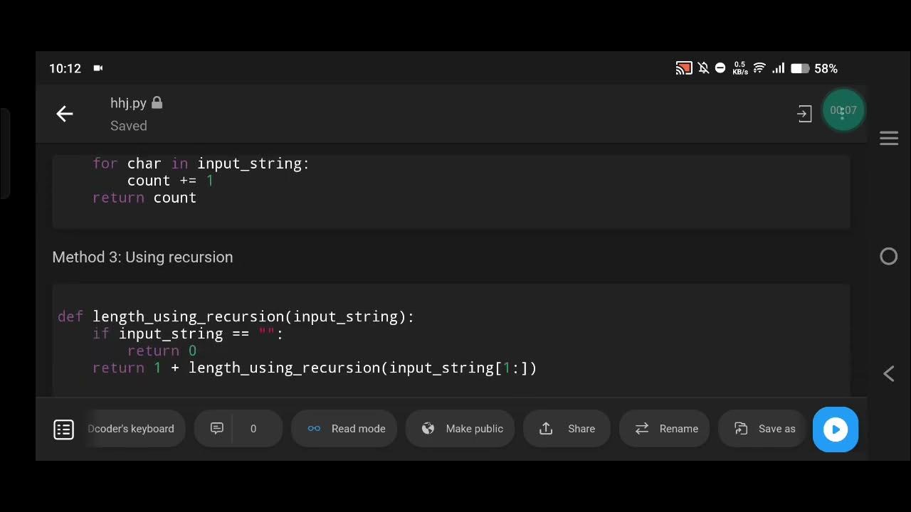 Python | Find Length of a String (4 Methods) - YouTube