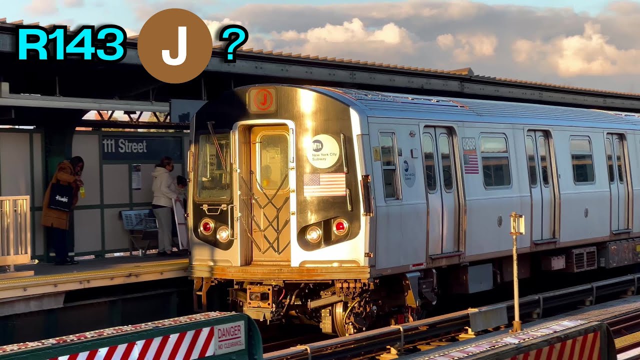 NYC Subway: R143 on the J line! Rare catch (12/29/23) - YouTube