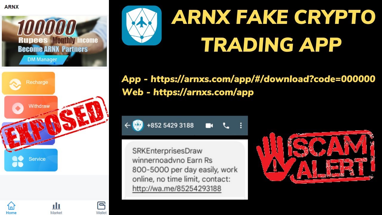 ARNX Fake Crypto Trading App | Fake Online Earning App | Aeron Crypto ...