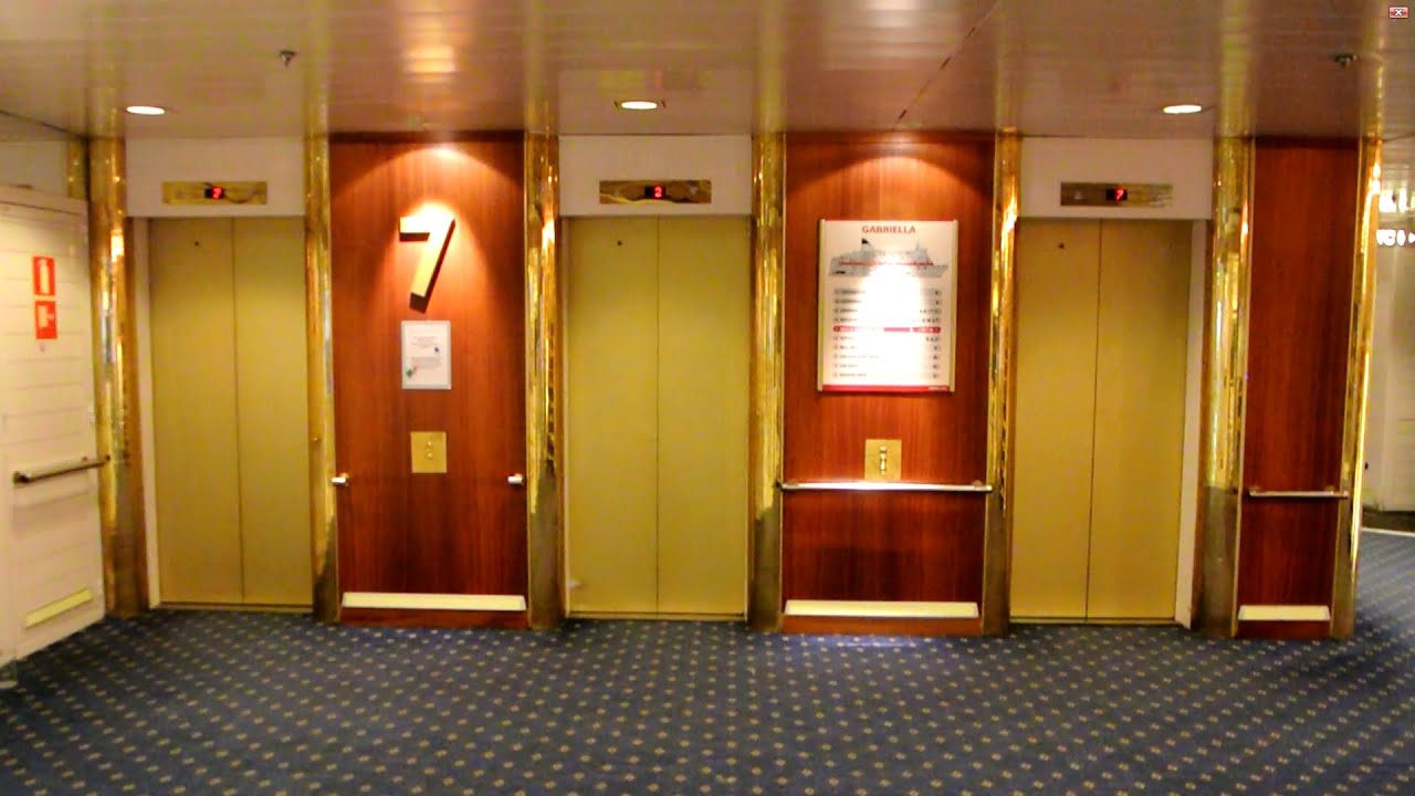 FULL TOUR of the 1991 DAN elevators @ Cruiseferry M/S Gabriella (Viking Line) - YouTube