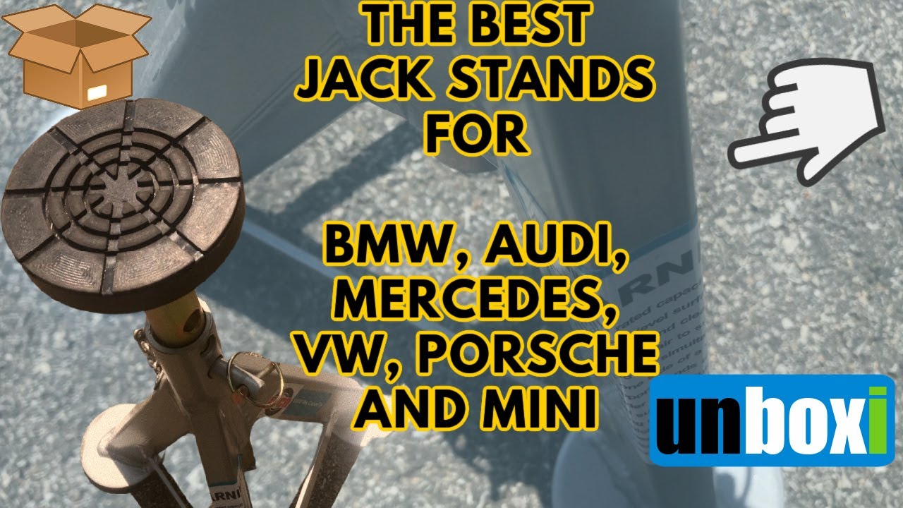 ESCO Jack Stand-wide rubber top, easy to fit any jack pads or jack ...