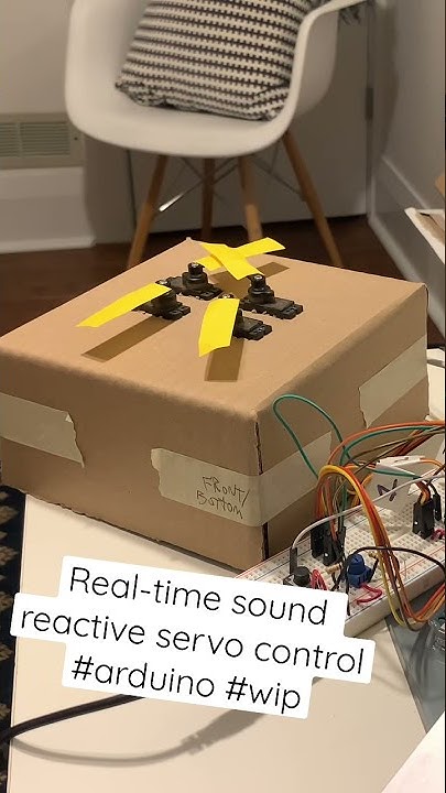 Prototyping a real-time audio reactive servo motor control with #arduino #p5js #javascript #wip ...