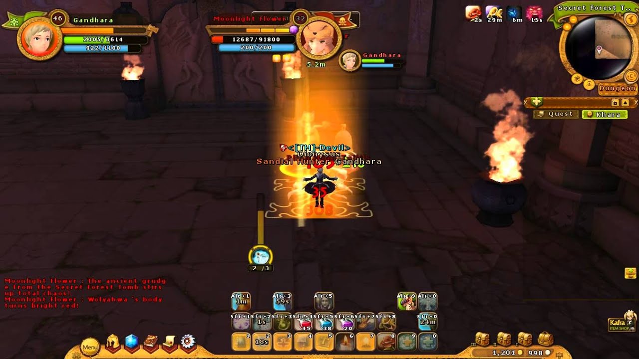 Ragnarok Online 2 - Boss : Moonlight Flower [Priest Solo] 2/2 - YouTube