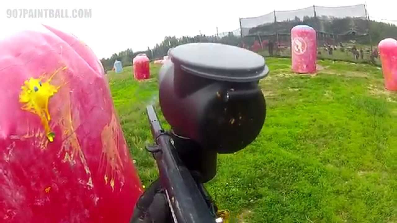 GoPro footage at 907 Paintball - YouTube