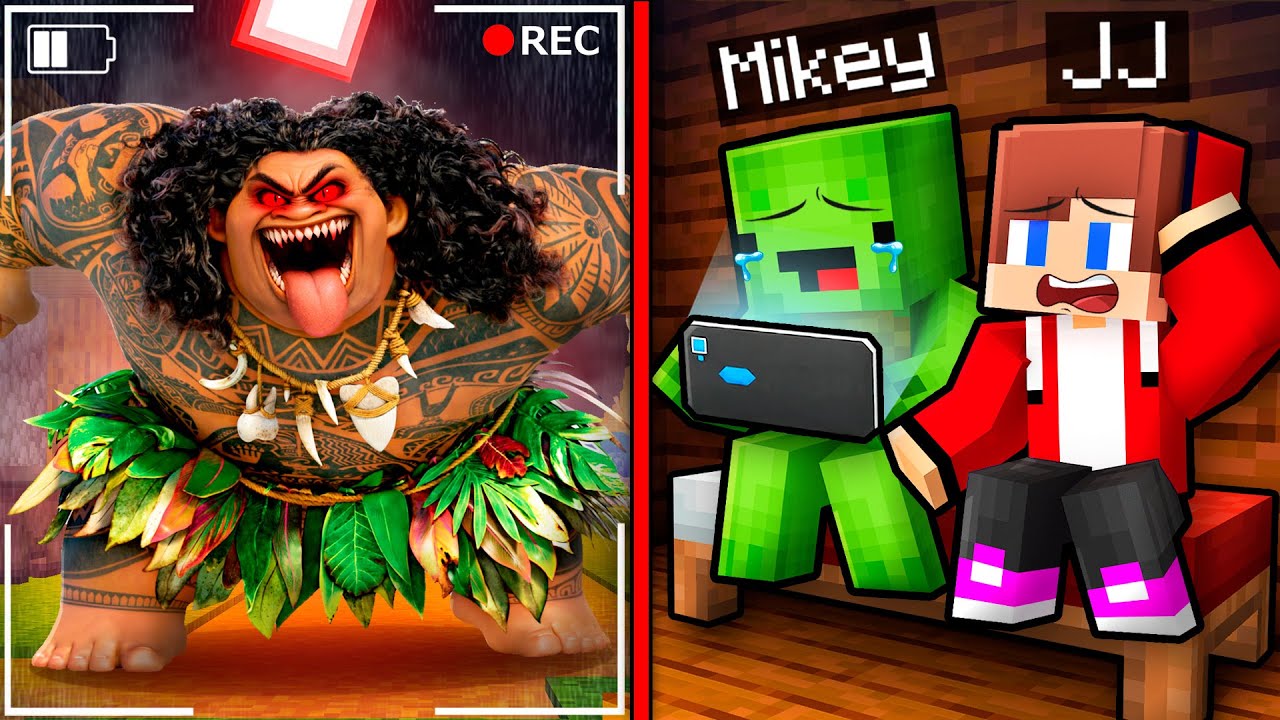 JJ and Mikey Got SCARY MAUI.EXE on a Hidden Camera in Minecraft ...