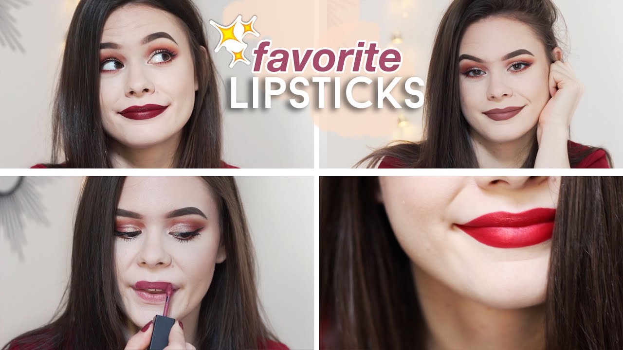 MES ROUGES À LÈVRES DU MOMENT - YouTube